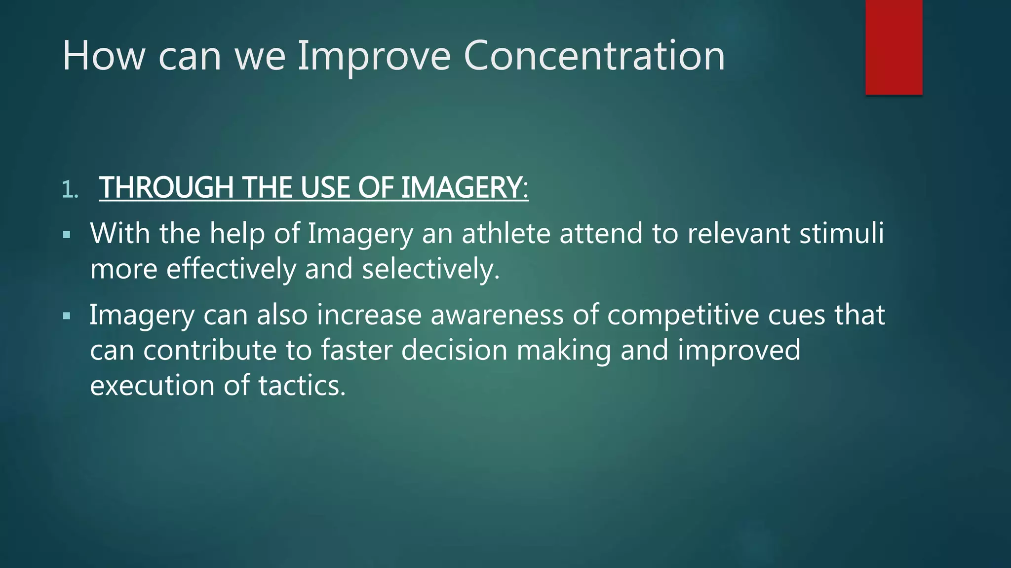 strategies to improve concentration | PPTX