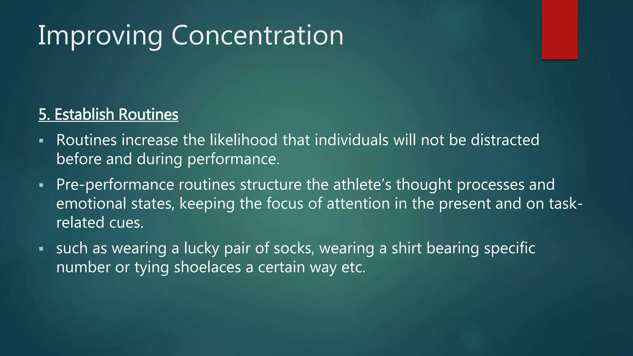 strategies to improve concentration | PPTX