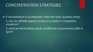 strategies to improve concentration | PPTX