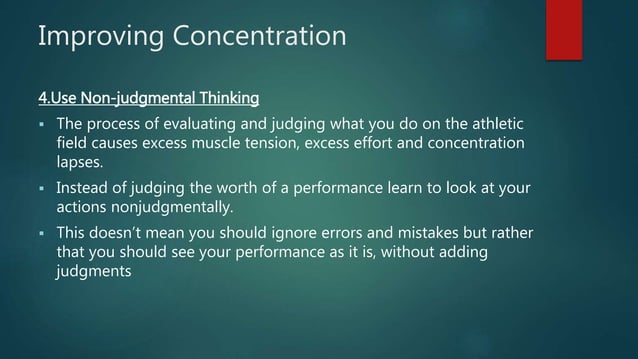 strategies to improve concentration | PPTX