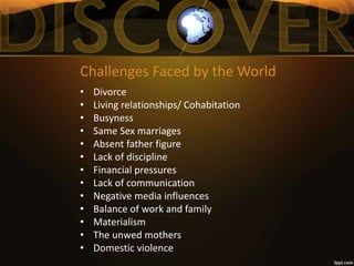 Sociology-Challenge of Family Institution | PPTX