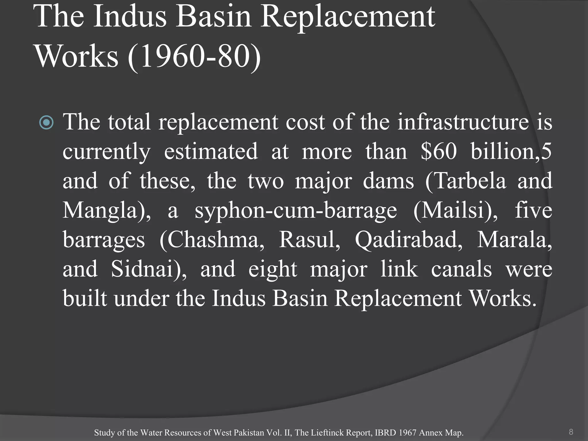 pakistan indus basin irrigation system | PPTX