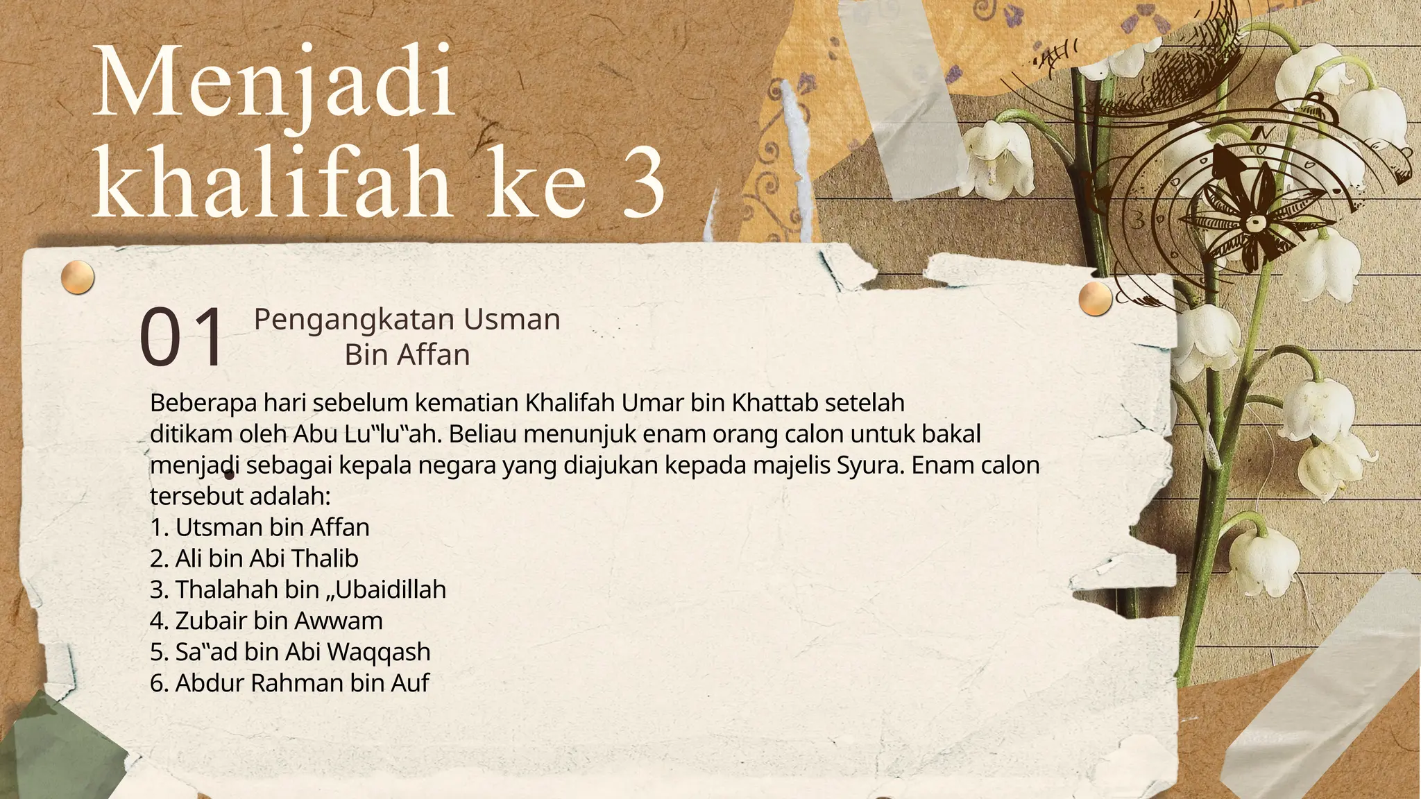 sejarah kehudupan usman bin affan khalifah ke 3.pptx