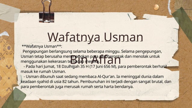 sejarah kehudupan usman bin affan khalifah ke 3.pptx