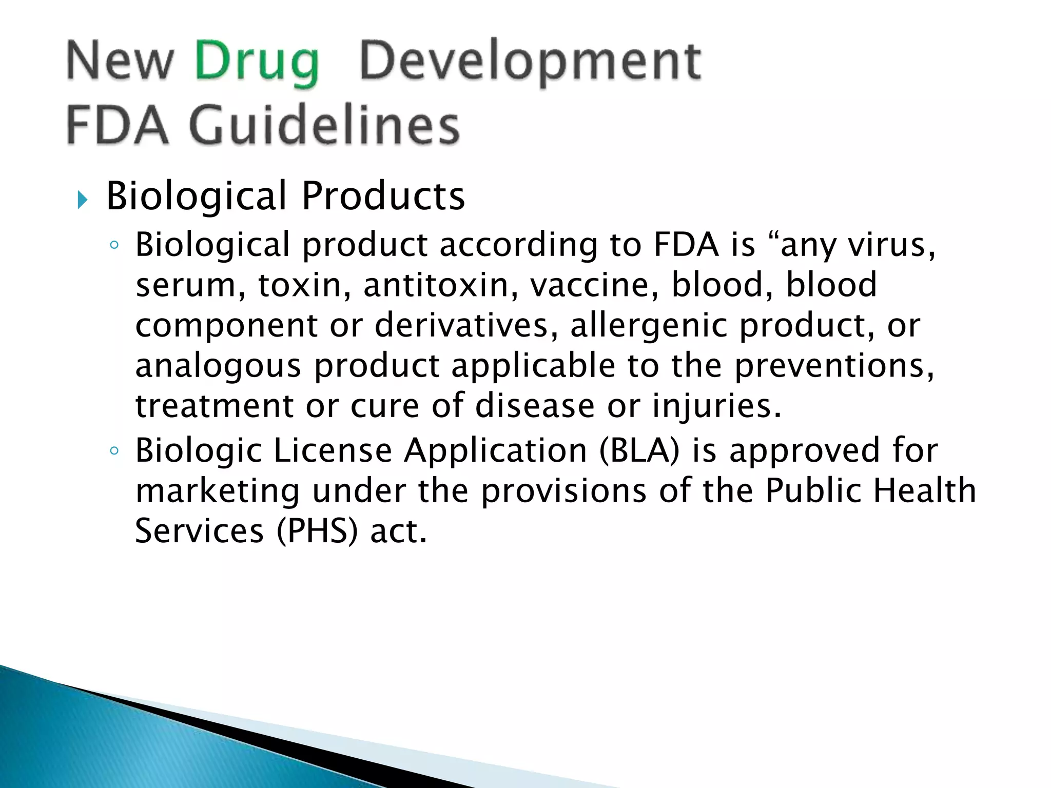 FDA Guidelines for Drug Development & Approval | PPTX