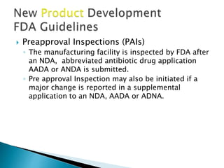 FDA Guidelines for Drug Development & Approval | PPTX