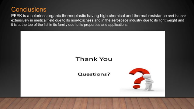 PolyEther Ether Ketones | PPTX | Chemistry | Science