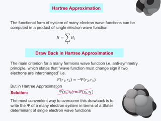 Usman presentation.ppt on density functional theory | PPT