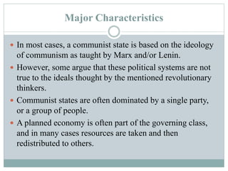 Five major forms of government's in today's world | PPT