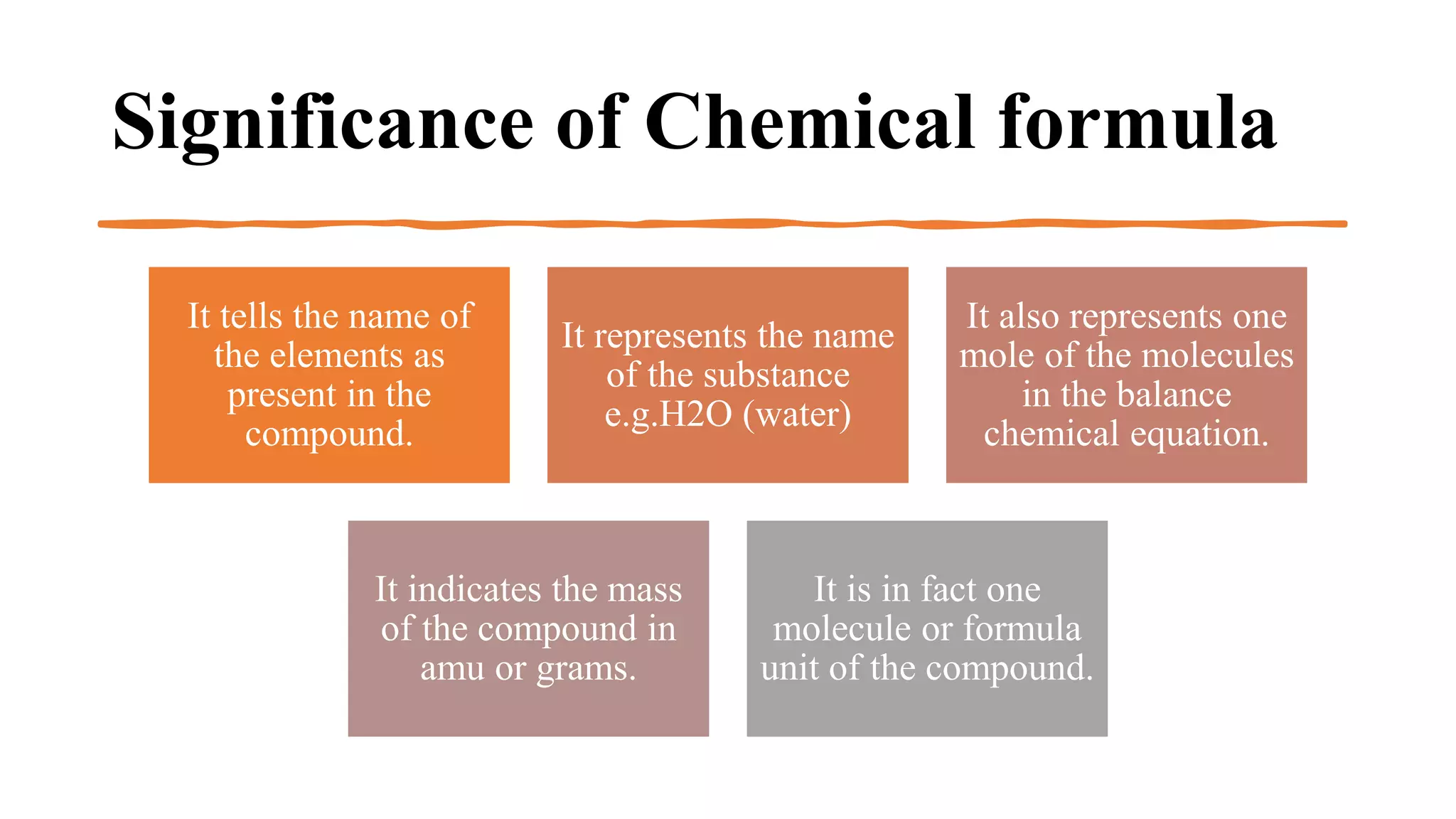 chemical formula | PPTX