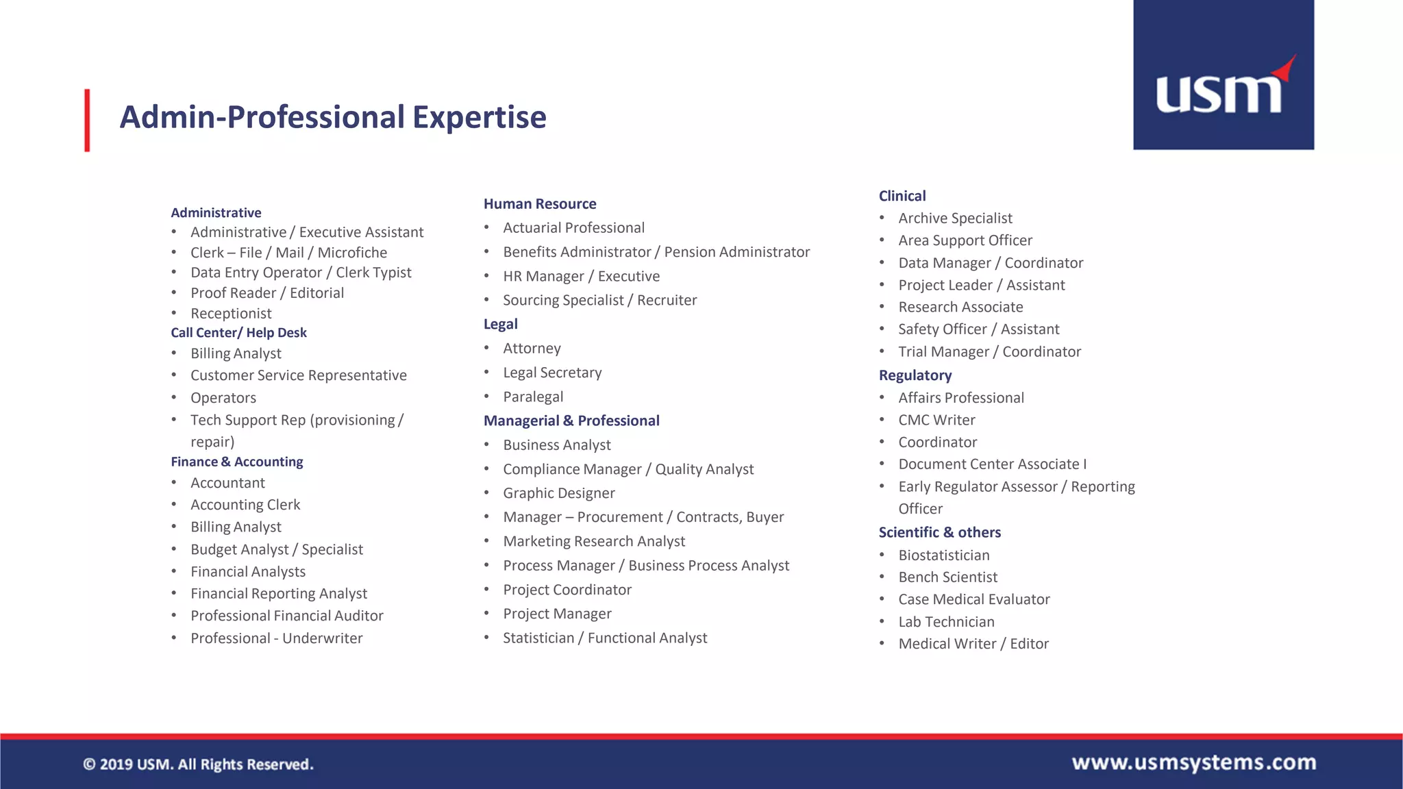 Usm business systems overview 2019 | PPT