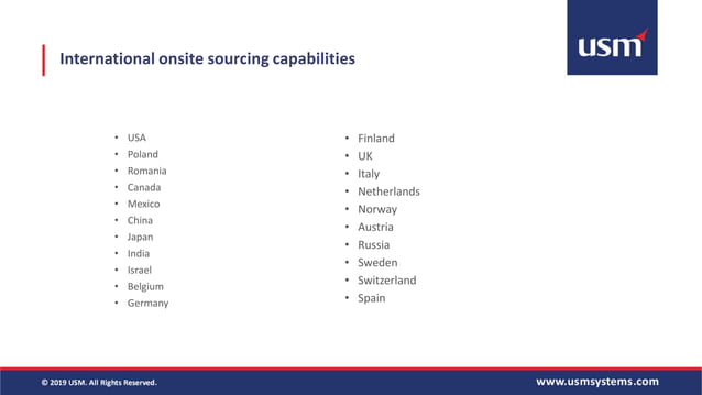 Usm business systems overview 2019 | PPT