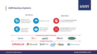 Usm business systems overview 2019 | PDF