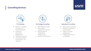 Usm business systems overview 2019 | PPT