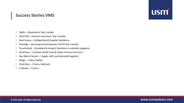 Usm business systems overview 2019 | PPT