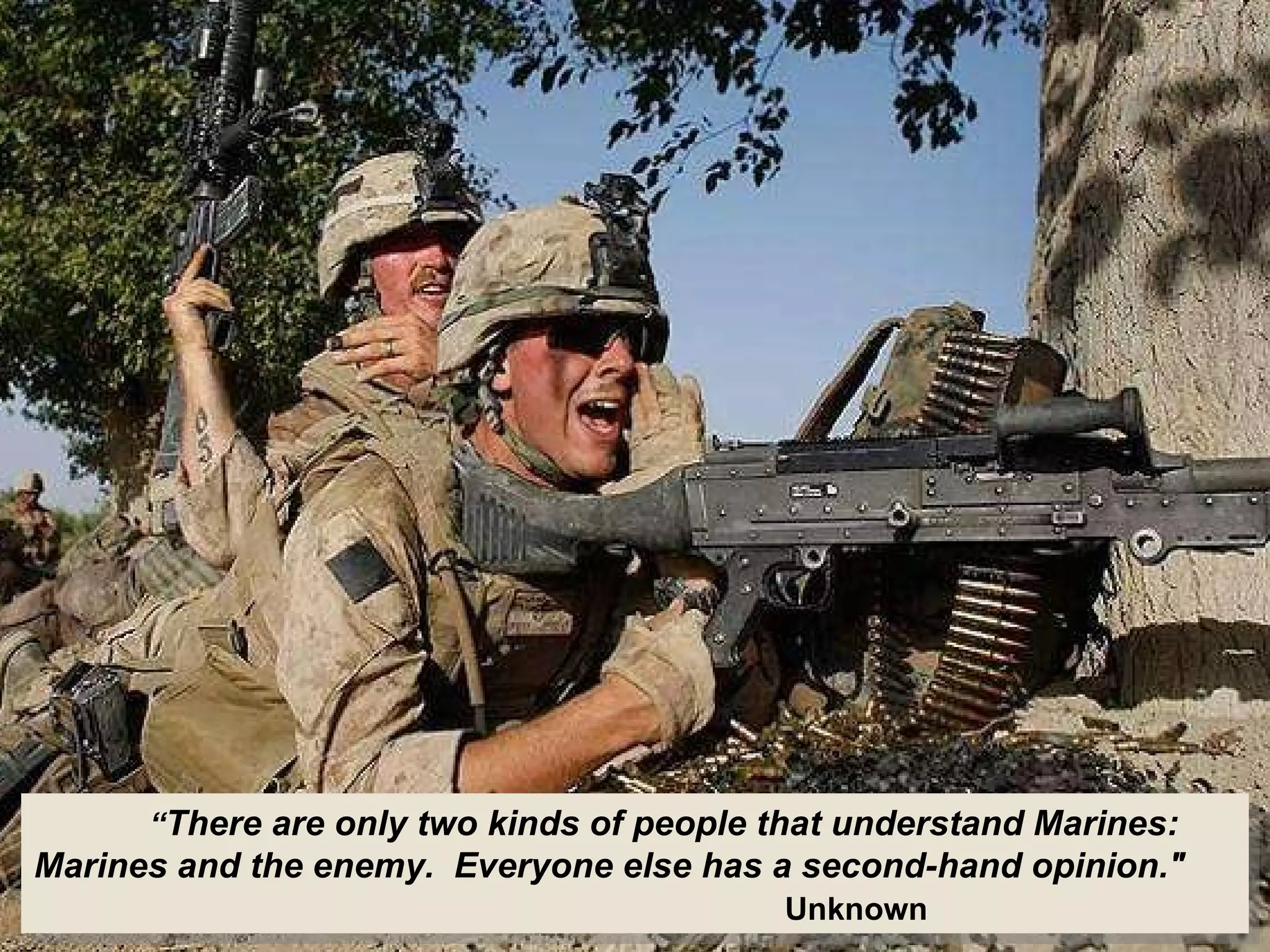 USMC - A Marine With A Rifle | PPT