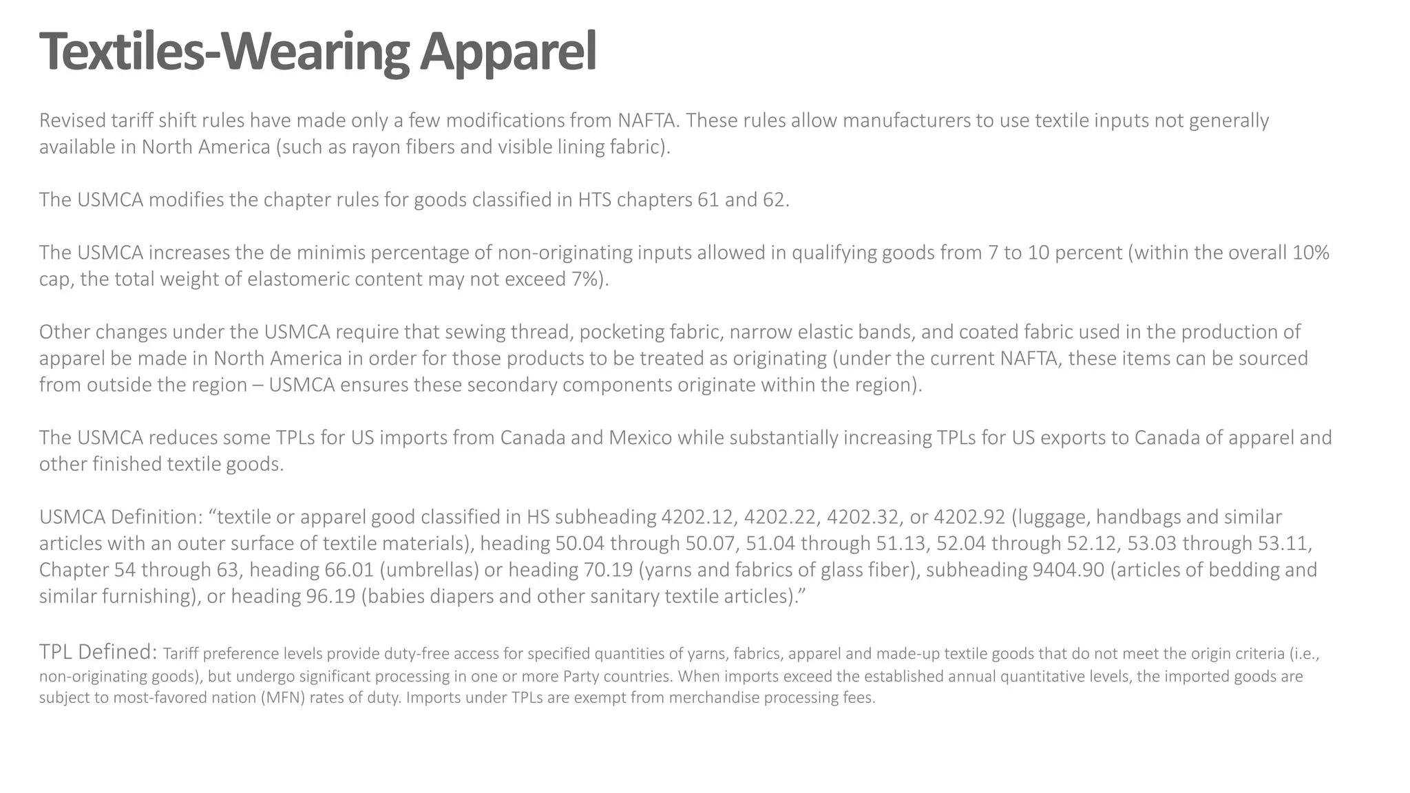 USMCA - Mainfrieght slide deck | PPTX