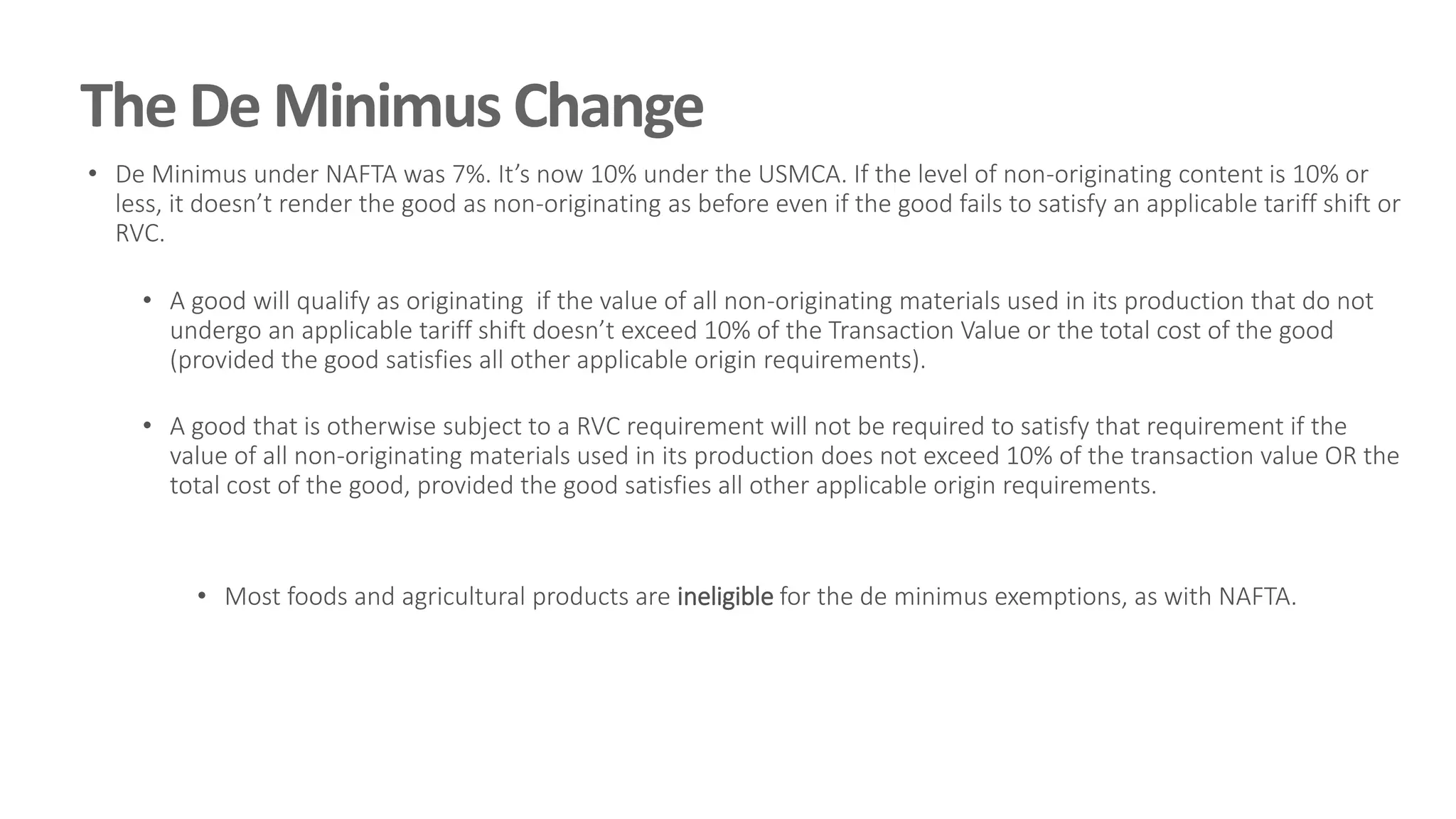 USMCA - Mainfrieght slide deck | PPTX