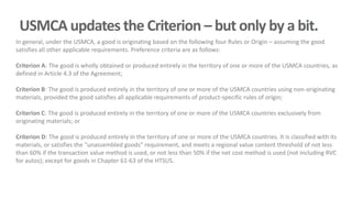 USMCA - Mainfrieght slide deck | PPTX