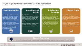 USMCA UPS Tradenomics Webinar | PDF