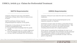 USMCA UPS Tradenomics Webinar | PDF