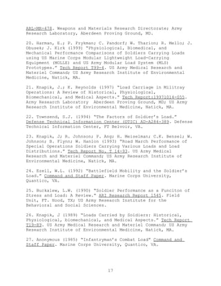 Usmc combat load report 2003 | DOC