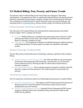 US Medical Billing Past, Present, and Future Trends.pdf
