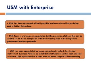 USM ERP- Unified SME Manager Overview | PPT