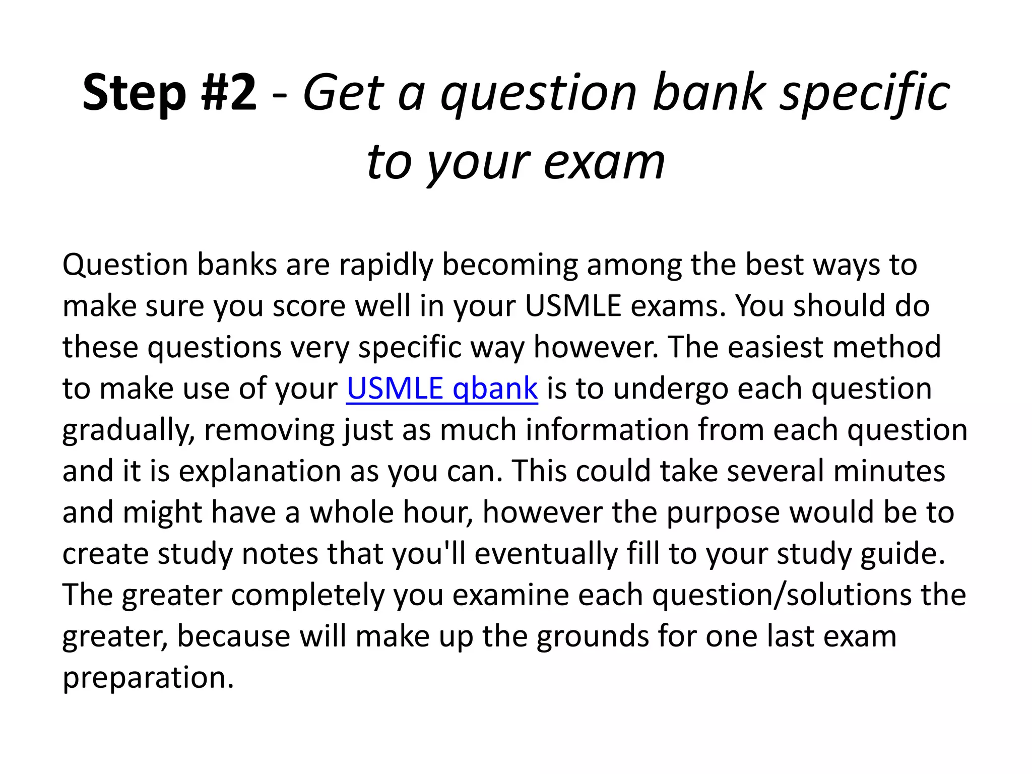 Usmle preparation | PPTX