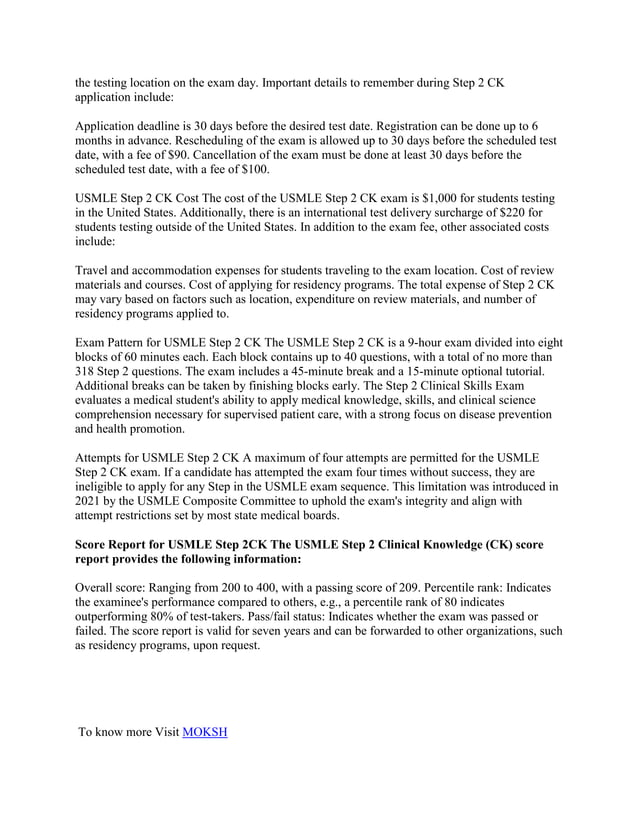 USMLE Step 2 CK.docx | Healthcare Industry | Industries