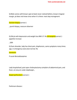 Usmle step 2 ck 2021 updated recall collection (dr notes.com) | PDF ...