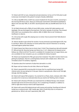 Usmle step 2 ck march 2021 recalls (dr notes.com) | PDF