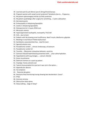 Usmle step 2 ck recalls 2021 [dr notes.com] | PDF
