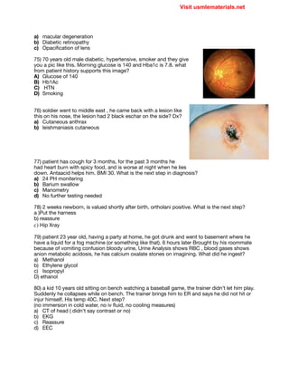 Usmle step 2 ck september 2020 recalls (dr notes.com) | PDF