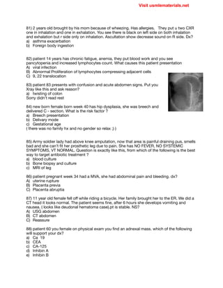 Usmle step 2 ck september 2020 recalls (dr notes.com) | PDF