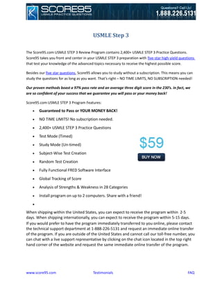 Usmle step 3 | PDF | Operating Systems | Computer Software and Applications