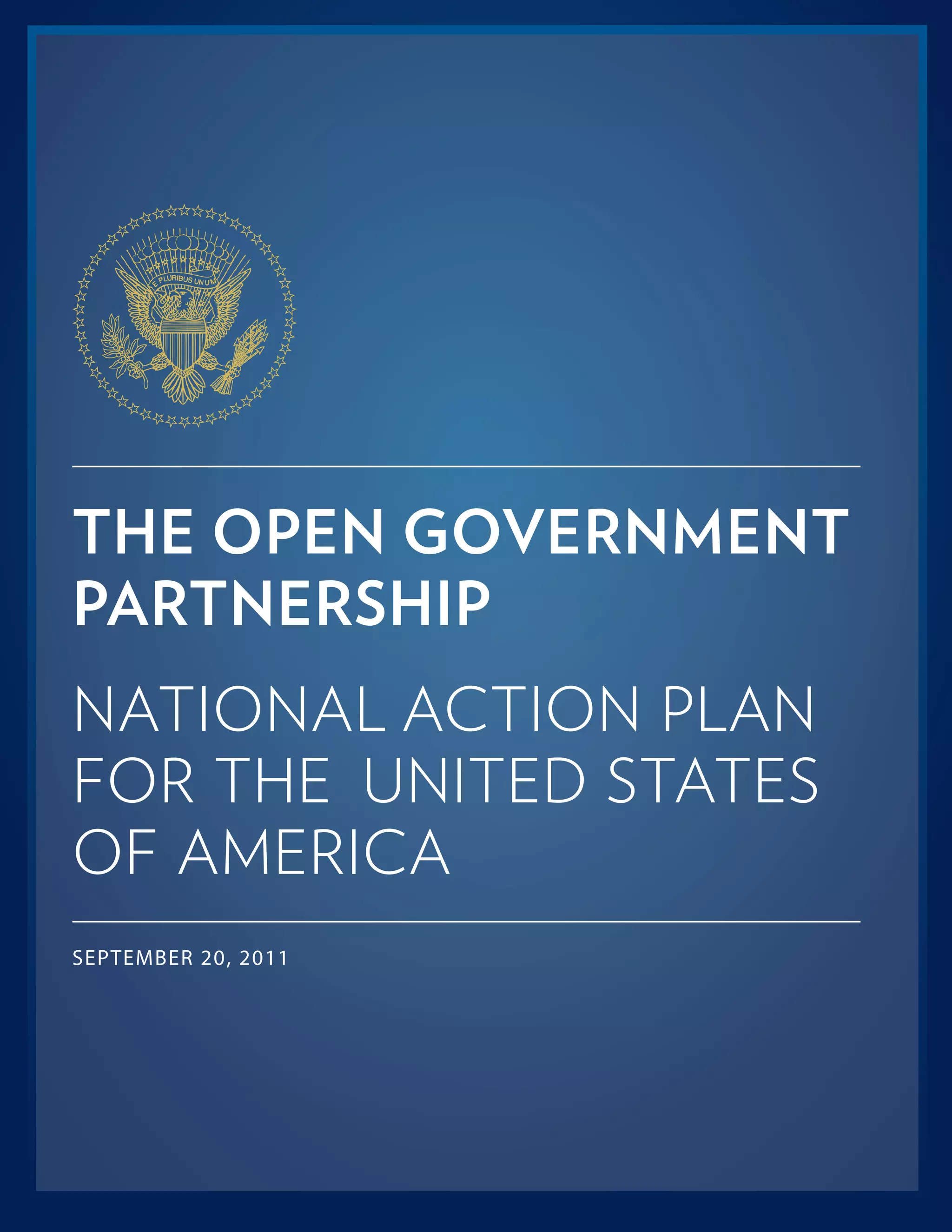 OGP Action Plan U.S.A. | PDF