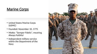 A Presentation about the United States Forces | PPTX