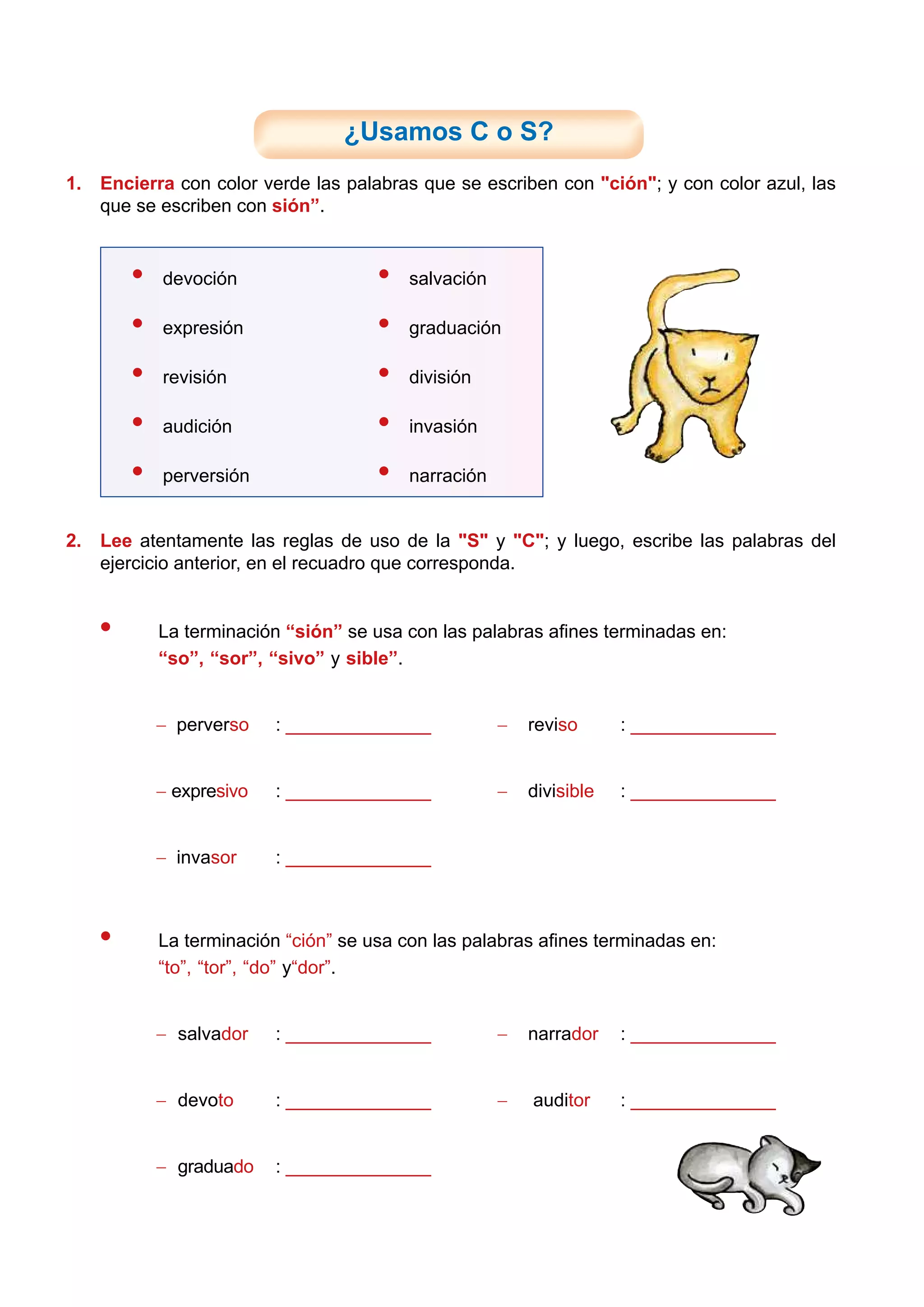 Uso de-la-c-s-y-z-para-tercer-grado-de-primaria | PDF