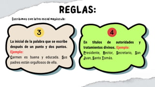 uso-de-las-mayúsculas-clase-tarea-descripción | PDF