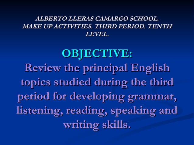 Tic`s for learning English | PPT