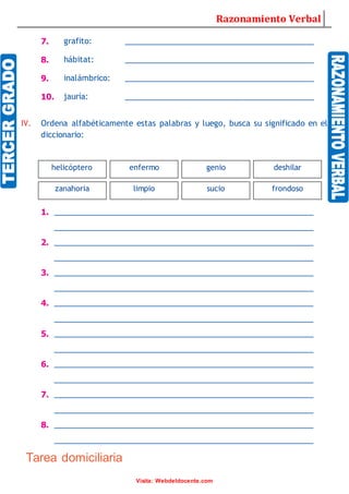 Uso del-diccionario-para-tercer-grado-de-primaria | DOC