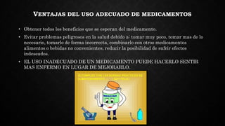 Uso adecuado de medicamentos | PPTX