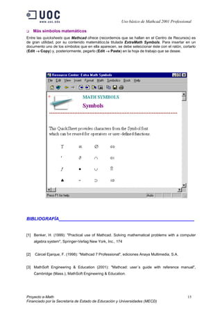 Uso basico mathcad | PDF