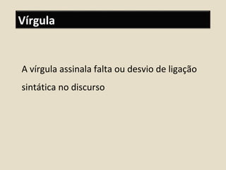 Uso da vírgula | PPT