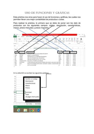 Uso de funciones y gráficas (reporte) | PDF | Computing | Technology & Computing