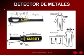 Seguridad de Instalaciones :Uso de garret y cacheo en controles de ...
