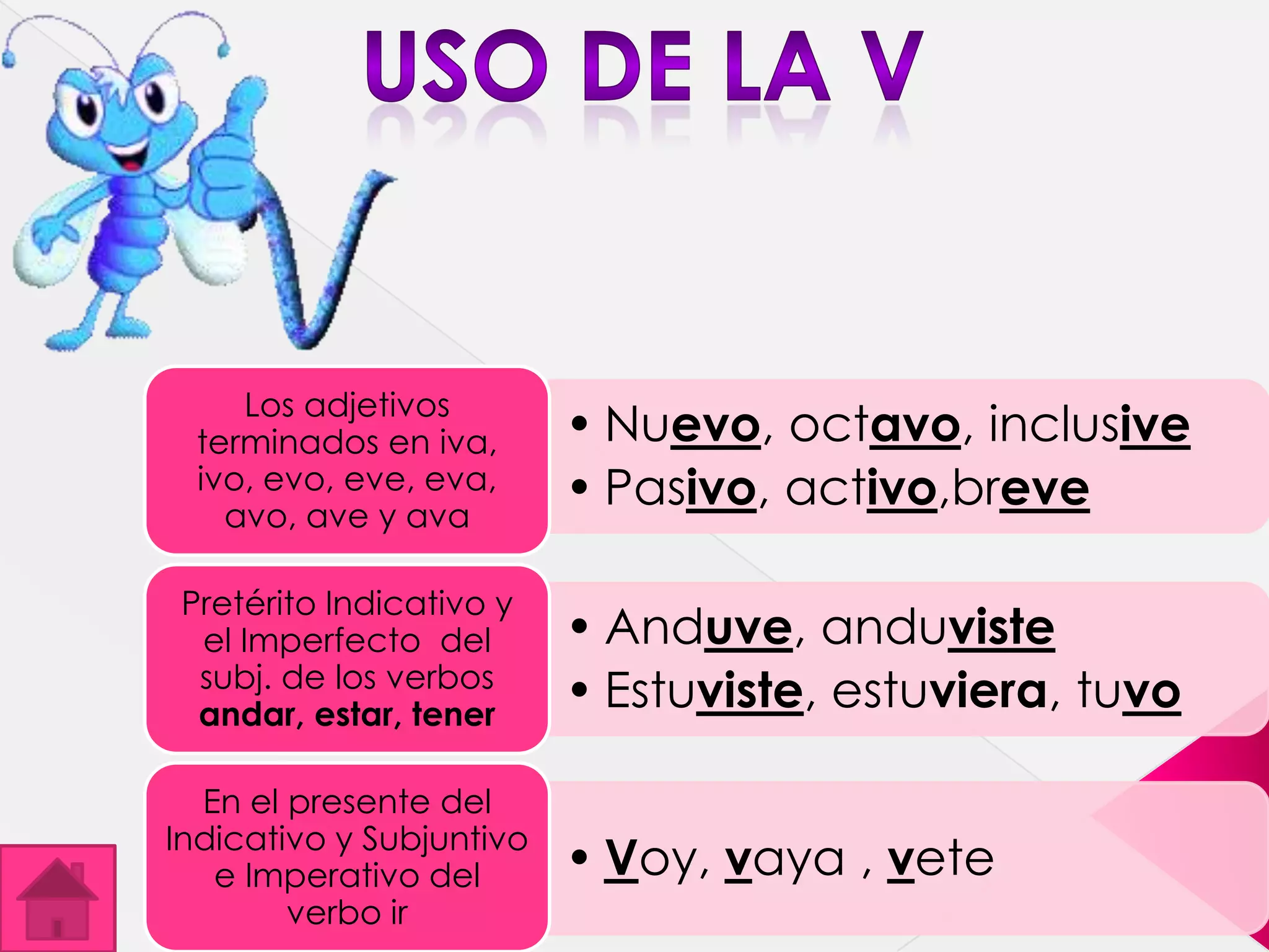 Uso de la b vs. v | PPTX