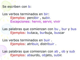 USO DE LA B y V.ppt