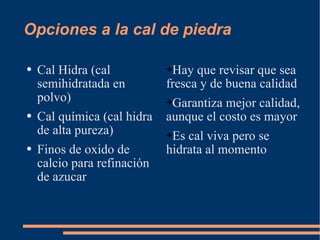 Uso De La Cal | PPT